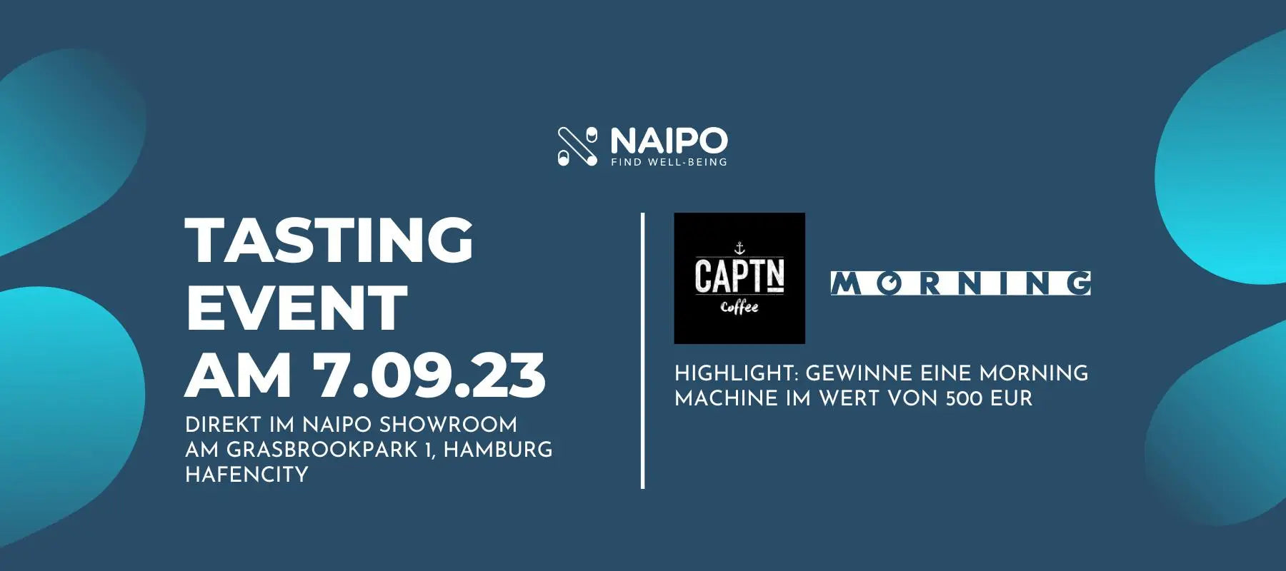 Tasting Event: Relaxed evening with NAIPO, Morning Machine and CAPTN