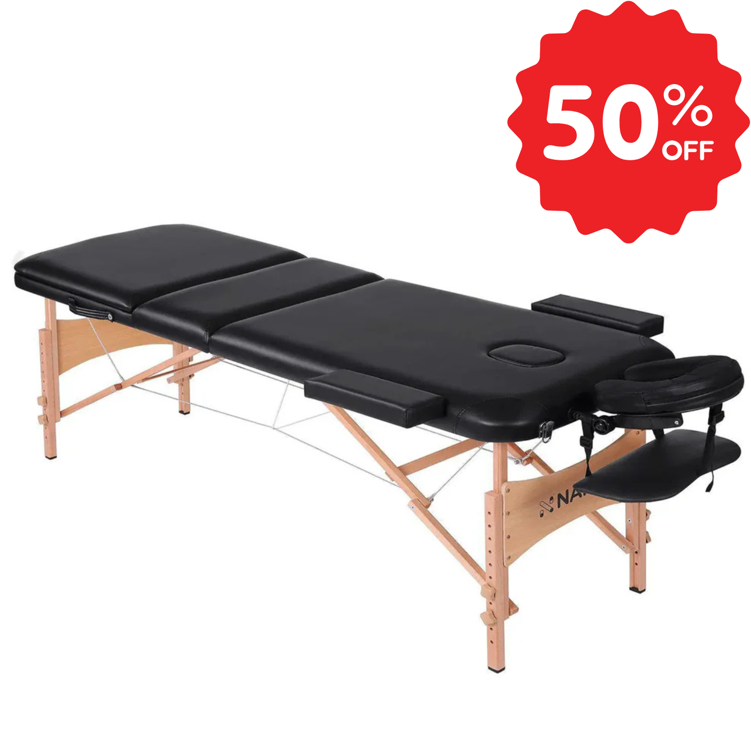 Table de massage pliable et réglable en hauteur Naipo – NAIPO